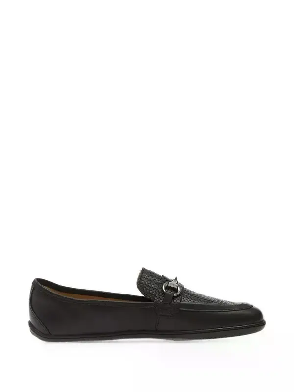 BE LENKA Divella Woven-panel Bit Loafers