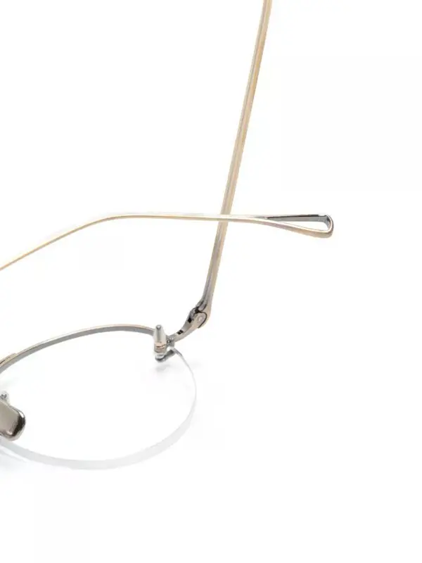 EYEVAN7285 Round-frame Titanium Eyeglasses