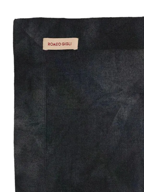 ROMEO GIGLI Tie-dye Scarf - Black