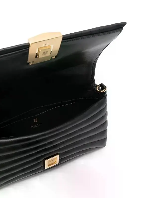 Givenchy Quilted Logo Plaque Shoulder Bag