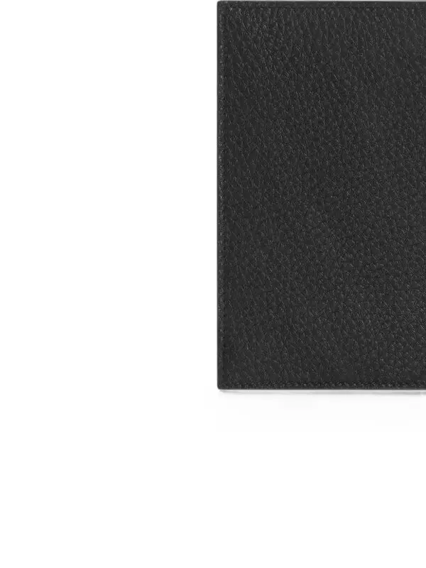 Dolce & Gabbana Passport Holder In Calfskin With Logo