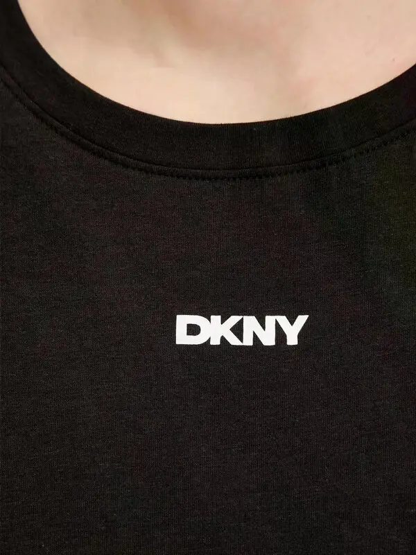 Dkny Logo-print Newspaper-pattern Pajamas