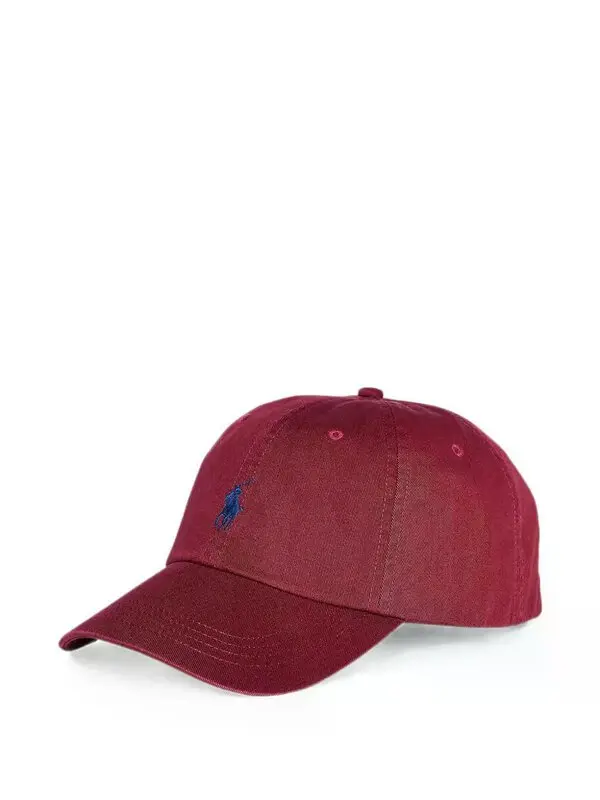 Polo Ralph Lauren Baseball Cap With Embroidered Pony - Red