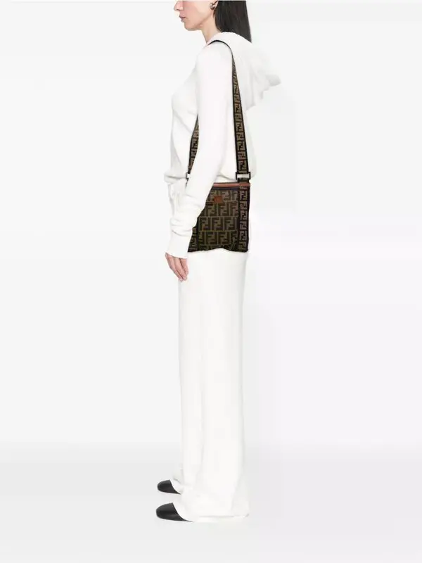Fendi Zucca Canvas Crossbody Bag