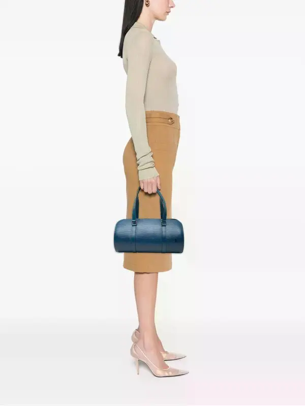 LOUIS VUITTON Epi Soufflot Shoulder Bag - Blue