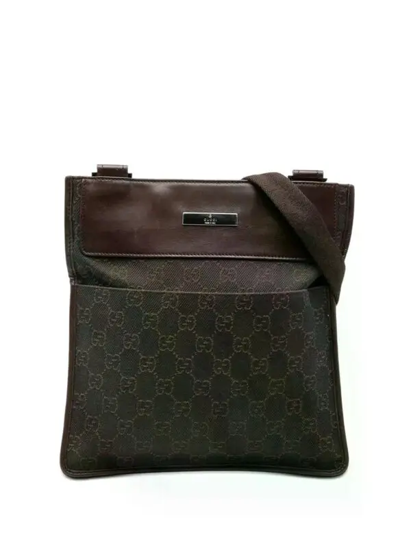 Gucci Gg Denim Crossbody Bag
