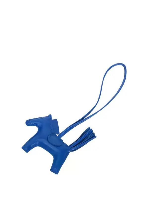 Hermès Milo Lambskin Grigri Rodeo Bag Charm Pm - Blue