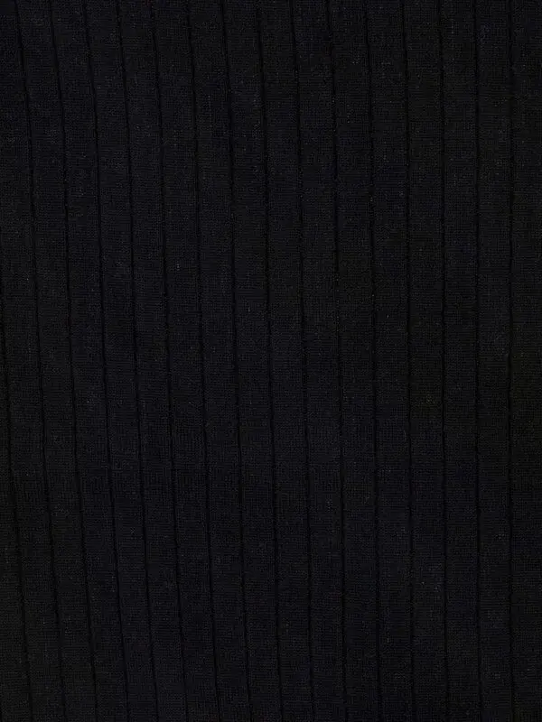 Thom Browne Ribbed-knit Long-sleeve Sweater