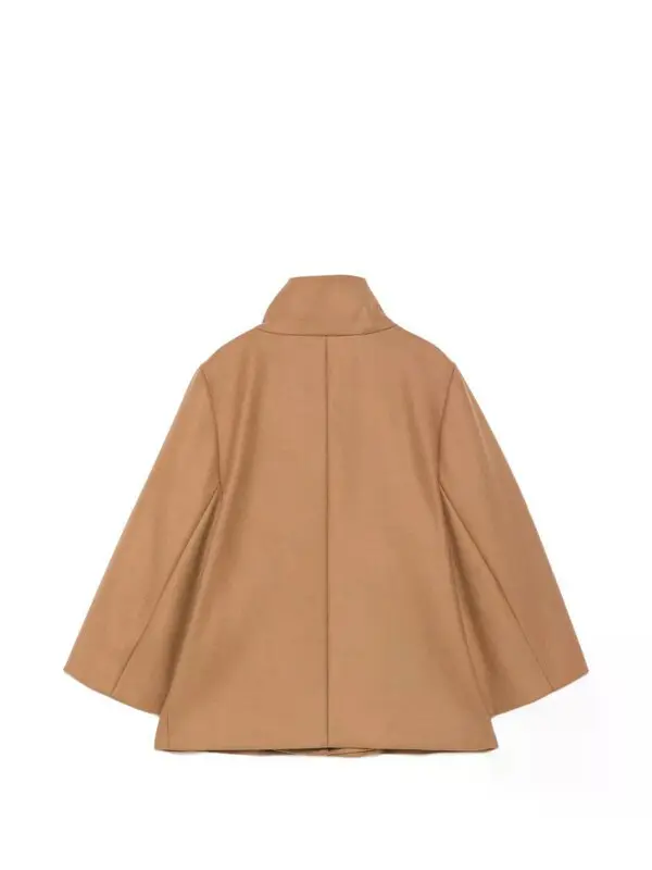FAY Funnel-neck Jacket With Hook Fastening