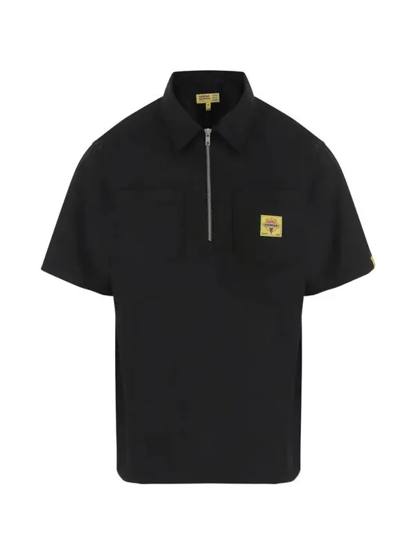 ICECREAM Half-zip Graphic-print Polo Shirt