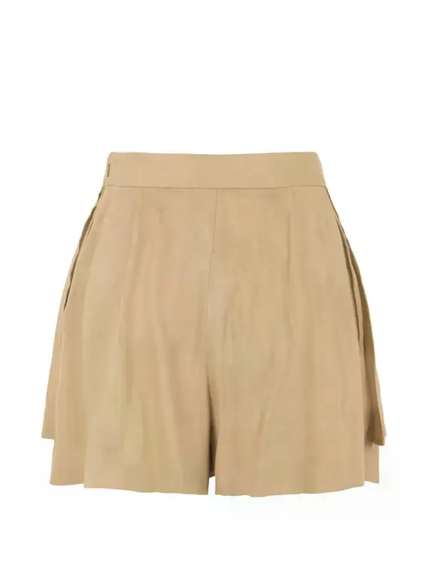 Alberta Ferretti Tailored High-waisted Mini Shorts