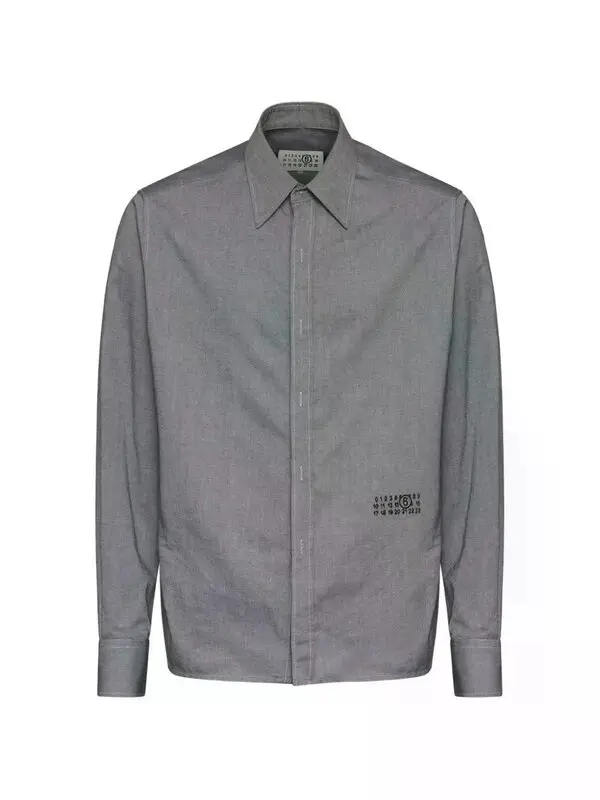 MAISON MARGIELA Zip-fastening Numeric Signature Shirt