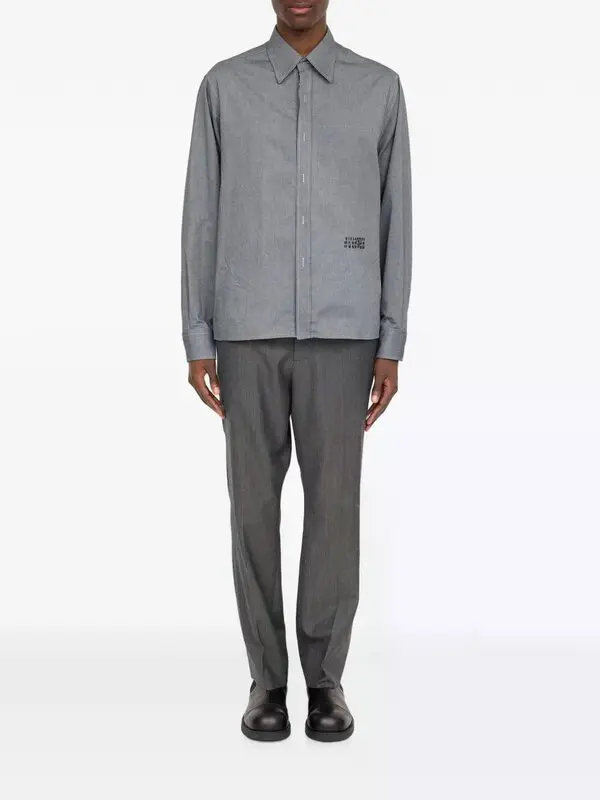 MAISON MARGIELA Zip-fastening Numeric Signature Shirt