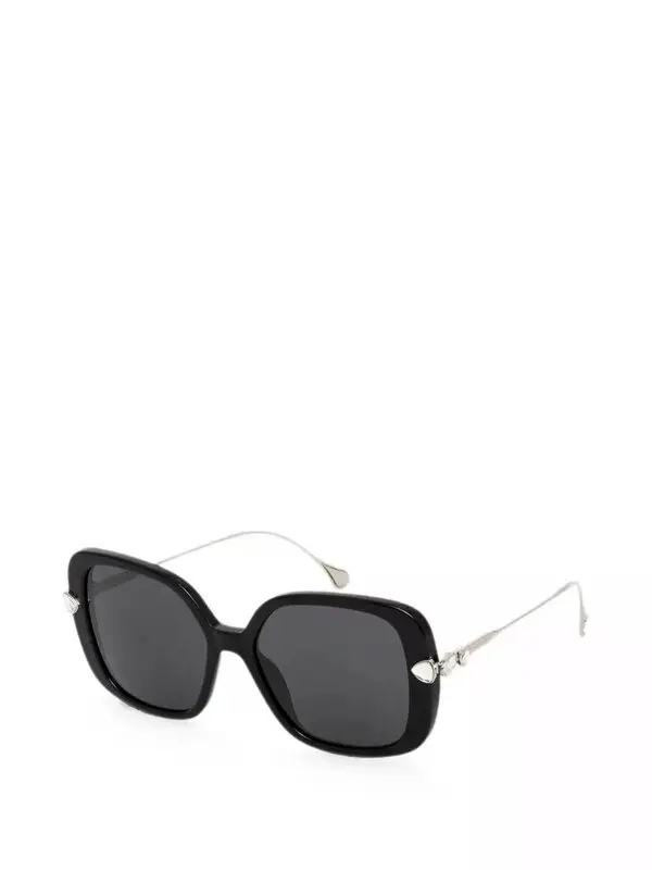 SWAROVSKI Crystal-embellished Square Frame Sunglasses