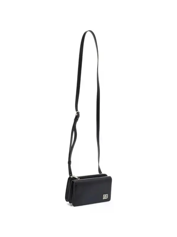 Dolce & Gabbana Dg Logo Leather Crossbody Bag