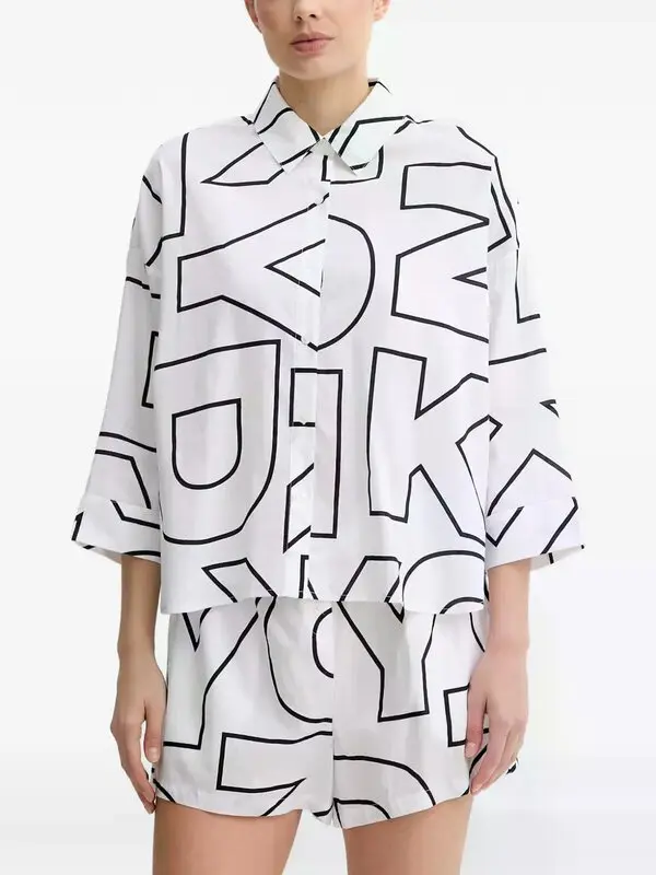 Dkny Logo-print Pajamas - White