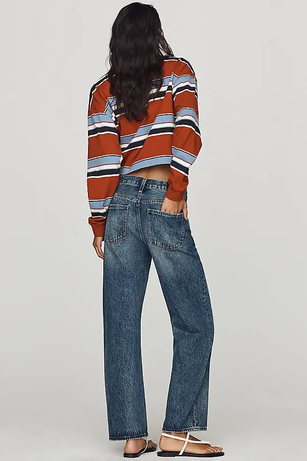 PISTOLA Lexi Mid-rise Tapered-leg Jeans
