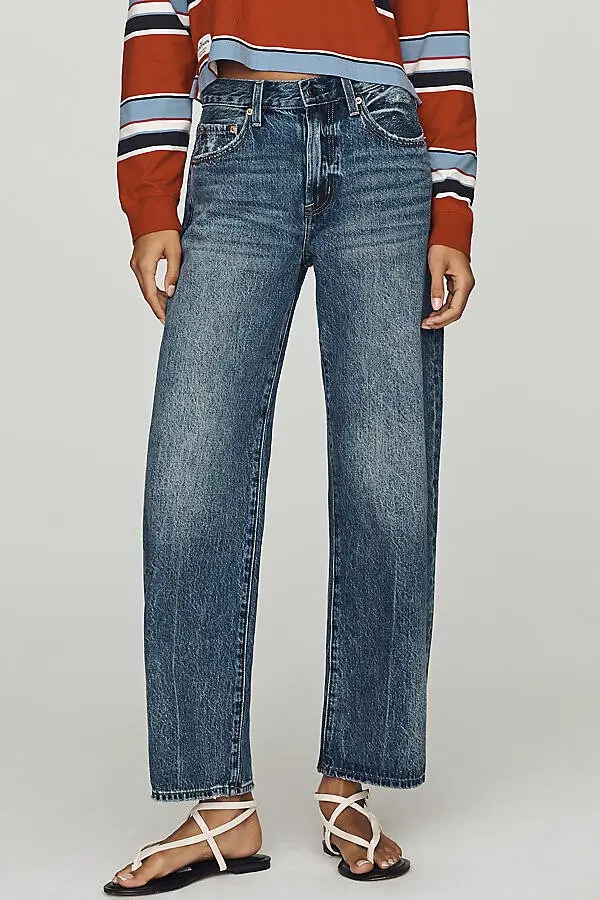 PISTOLA Lexi Mid-rise Tapered-leg Jeans