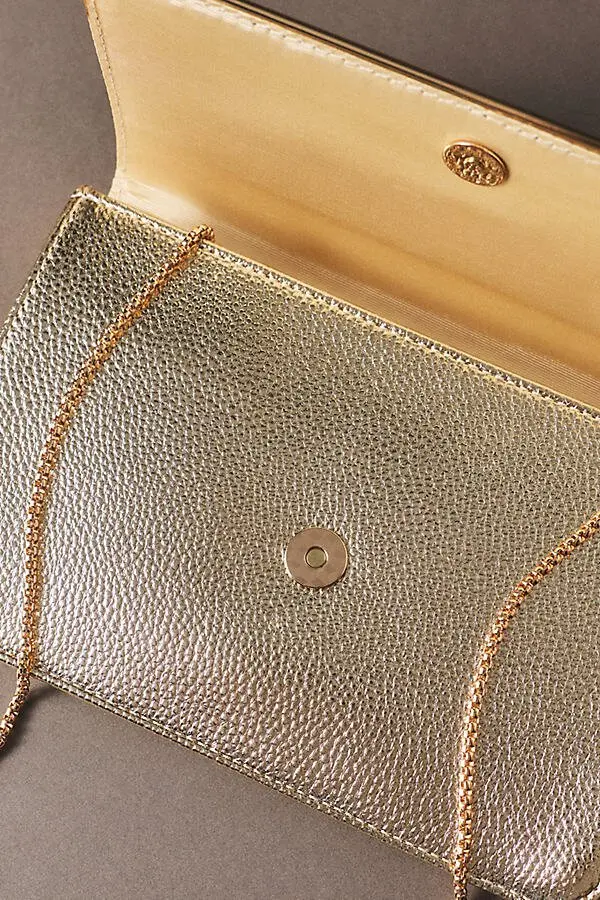 Badgley Mischka Jewel Draped Frge Clutch
