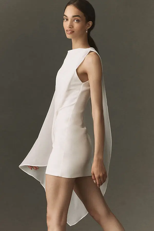 Bhldn Mi Dress With Asymmetrical Cape
