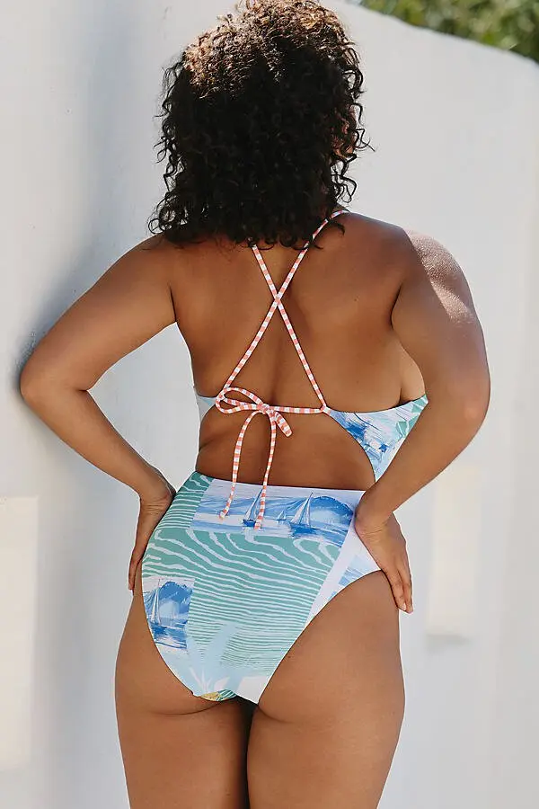 CELANDINE Marleigh Double-tie One-piece Swimsuit