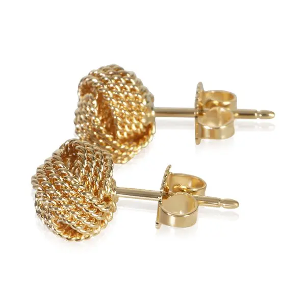Tiffany & Co. Yellow Gold Knot Earrings