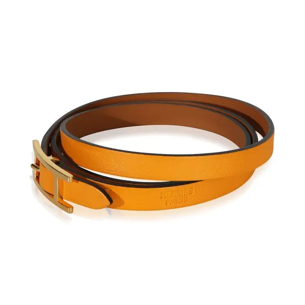 Hermès Gold-plated Behapi Double Tour Bracelet - Gold_plated