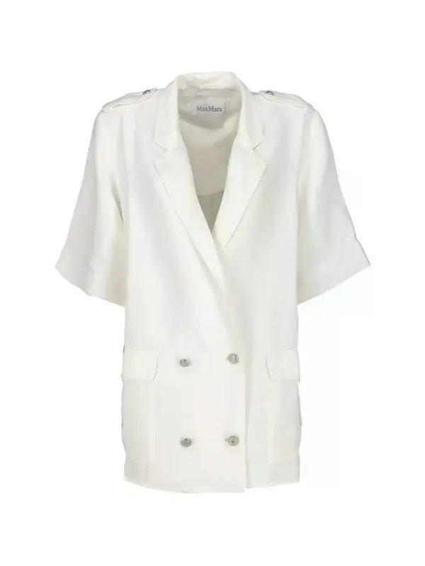 Max Mara Double-breasted Epaulette Jacket