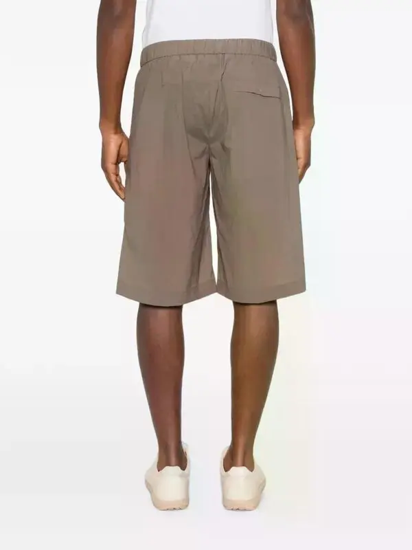 Herno Pleated Elasticated-waist Shorts