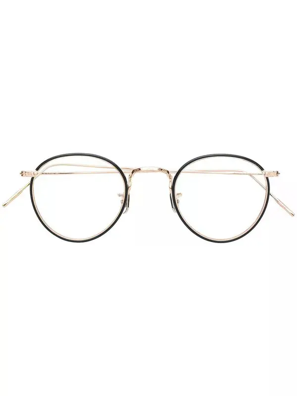 EYEVAN7285 Round Frame Eyeglasses - Metallic