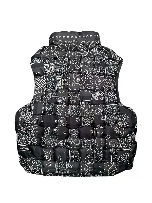 Kapital Bandana Print Quilted Gilet