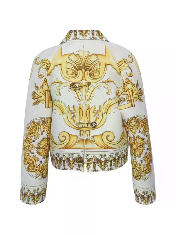 Fendi Baroque Print Reversible Jacket