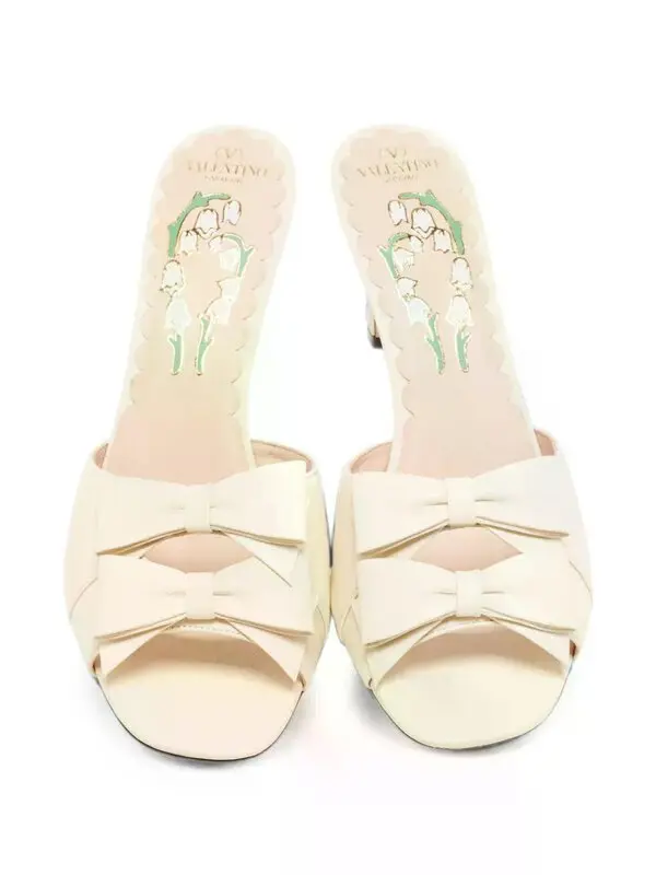 Valentino Garavani Bow Detail Heeled Sandals