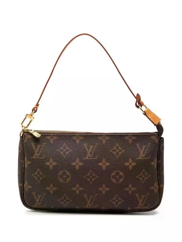 LOUIS VUITTON Monogram Pochette Accessoires Shoulder Bag - Brown