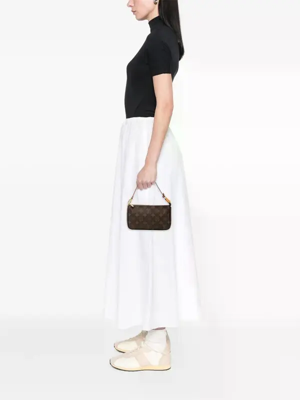 LOUIS VUITTON Monogram Pochette Accessoires Shoulder Bag - Brown