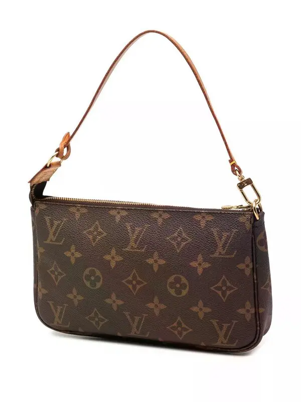 LOUIS VUITTON Monogram Pochette Accessoires Shoulder Bag - Brown