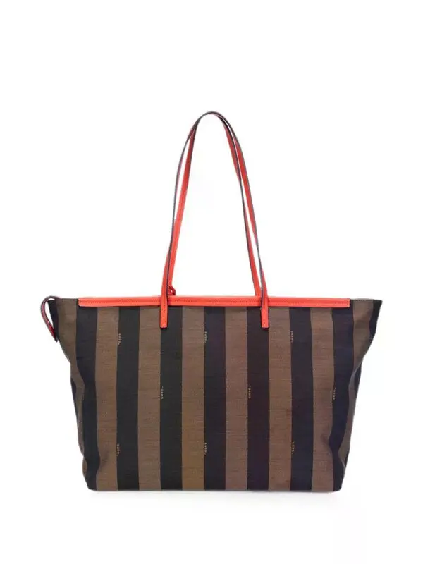 Fendi Pequin Roll Tote Bag