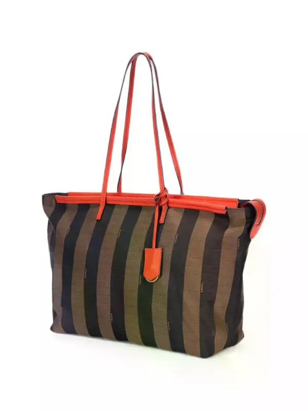 Fendi Pequin Roll Tote Bag