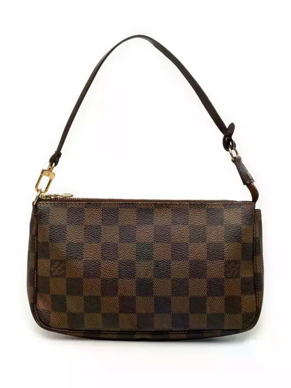 LOUIS VUITTON Damier Ebene Pochette Accessoires - Brown