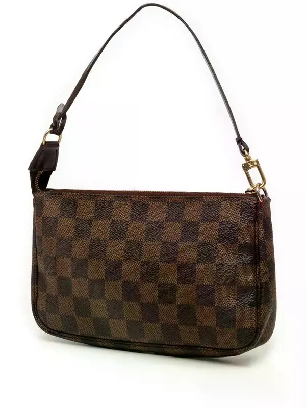 LOUIS VUITTON Damier Ebene Pochette Accessoires - Brown