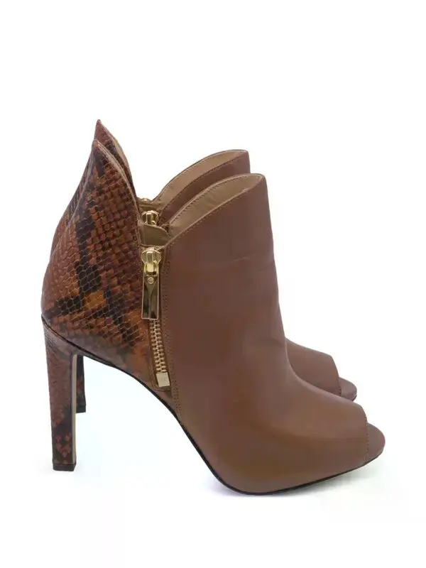 Michael Kors Python-embossed Ankle Boots