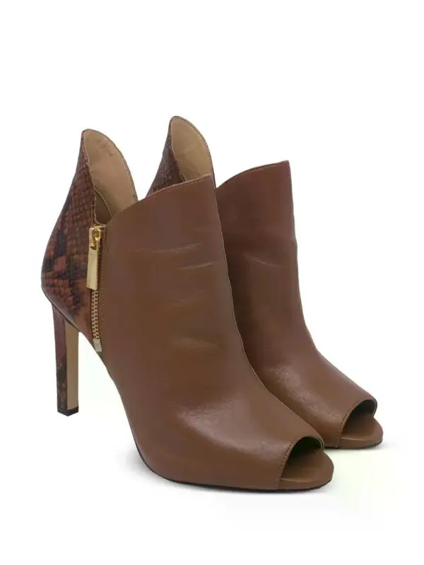 Michael Kors Python-embossed Ankle Boots
