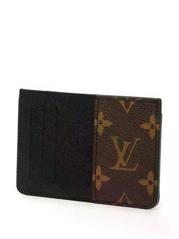 LOUIS VUITTON 2010 Monogram Macassar Neo Card Holder - Brown