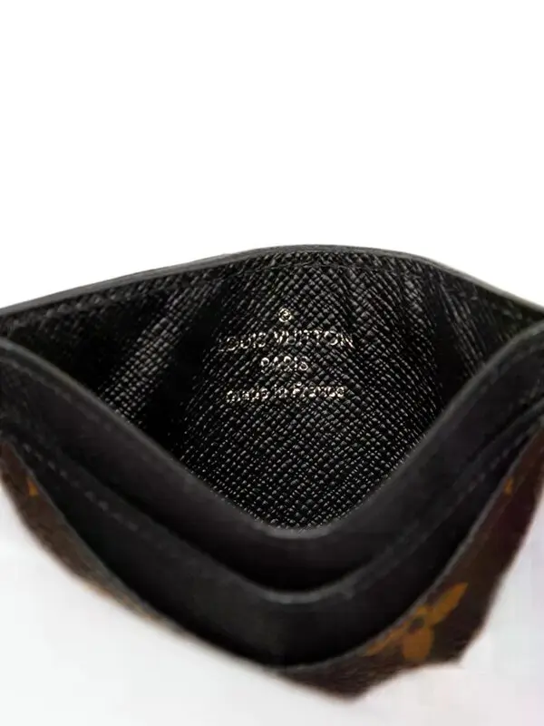 LOUIS VUITTON 2010 Monogram Macassar Neo Card Holder - Brown