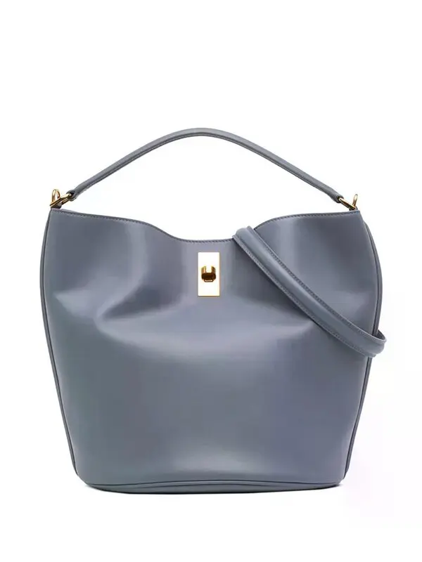 Celine 16 Bucket Bag In Smooth Calfskin - Grey
