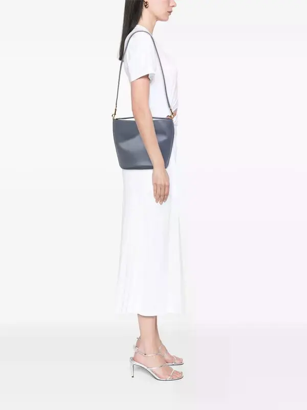 Celine 16 Bucket Bag In Smooth Calfskin - Grey