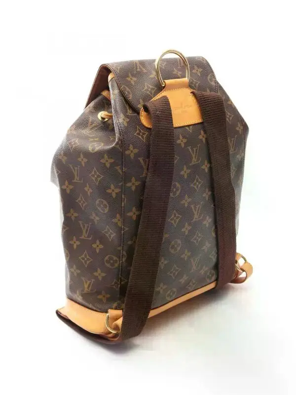LOUIS VUITTON Monogram Montsouris Gm Backpack - Brown