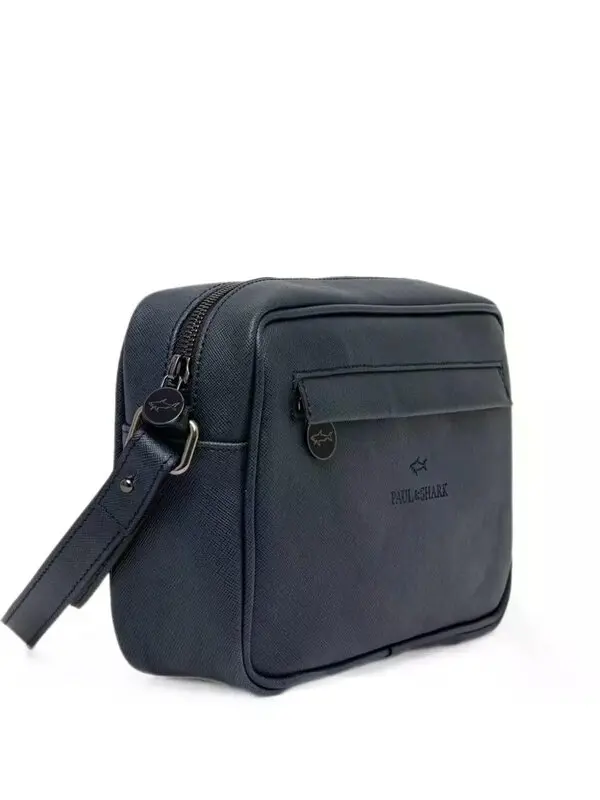 Paul & Shark Logo Detail Zip-fastening Clutch Bag