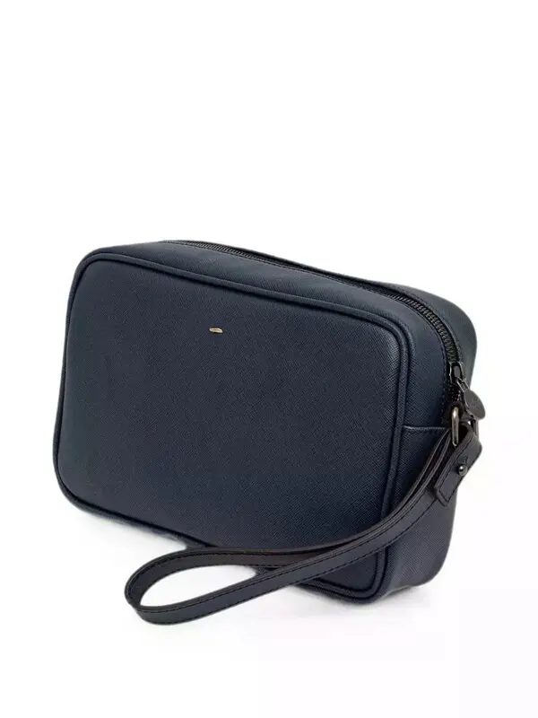 Paul & Shark Logo Detail Zip-fastening Clutch Bag