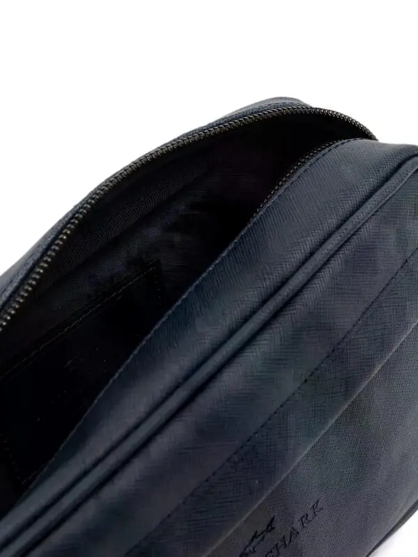 Paul & Shark Logo Detail Zip-fastening Clutch Bag